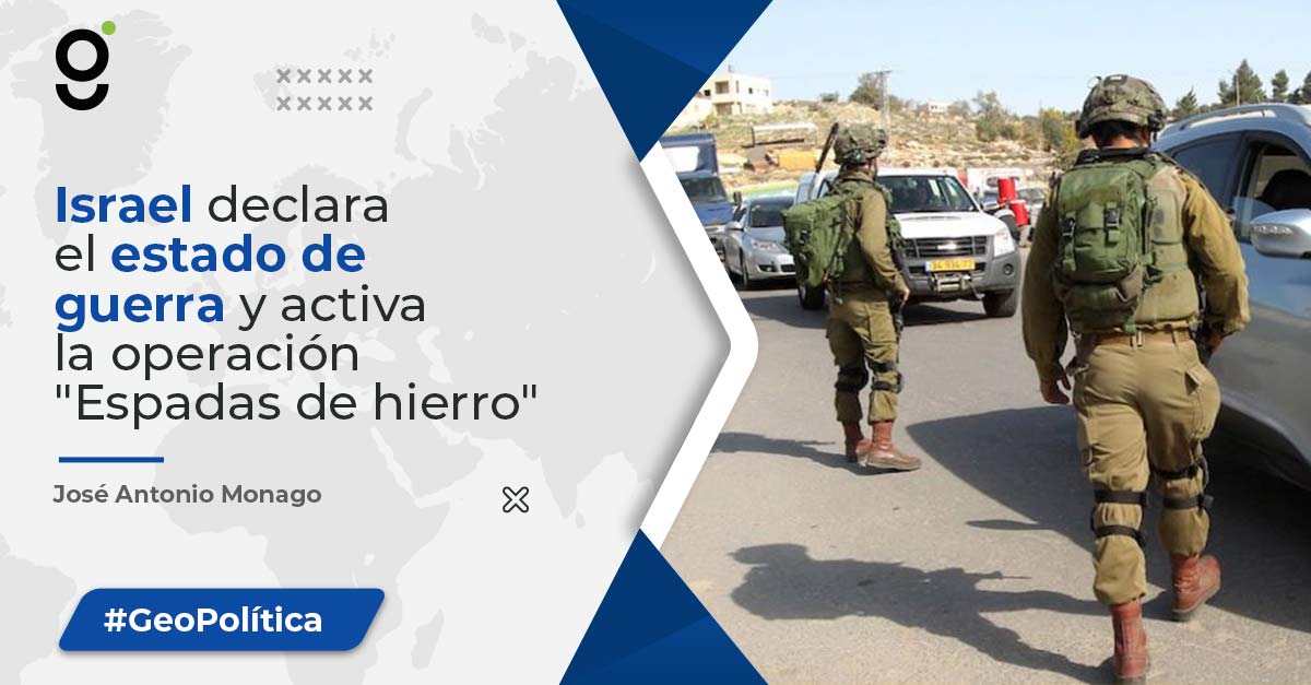 Israel declara el estado de guerra y activa la operación «Espadas de ...